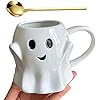 Amazon.com: Yopcuvi Ghost Mug, Ceramic Ghost Coffee Mug, Halloween ...