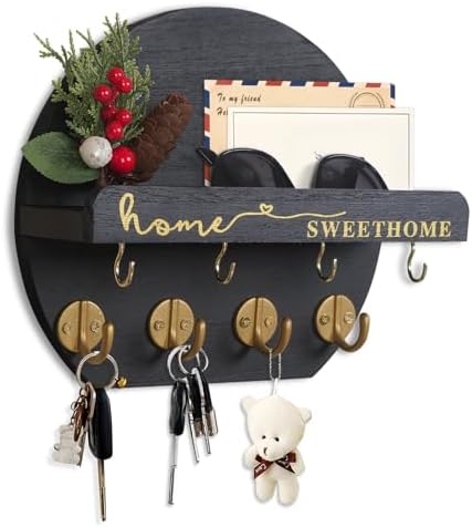 Amazon.com: dreampossible Key Holder for Wall Decorative with Shelf and ...