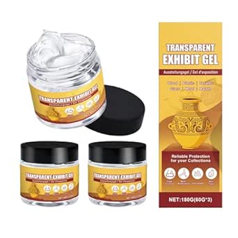 Removable Museum Putty - Transparent Gel Adhesive, Portable Display ...