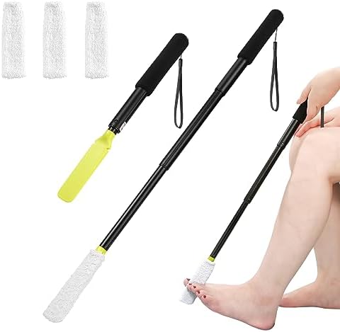 Amazon.com: LYIGEOL Toe Cleaning Brush,Foot Brush with Reusable Drying ...
