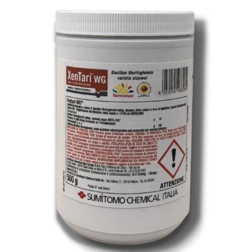 XENTARI WG Insetticida biologico Bacillus thuringiensis 500 g : Amazon ...