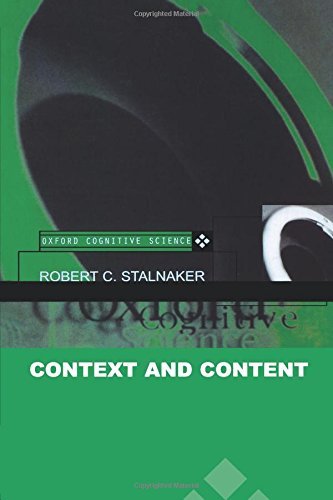 Amazon.com: Context and Content: Essays on Intentionality in Speech and Thought (Oxford ...