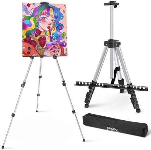 Amazon.com: Art Painting Display Easel Stand - Portable Adjustable ...
