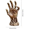 Amazon.com: MBVBN Halloween Skeleton Hand Statue, Satan's Hand Statue ...