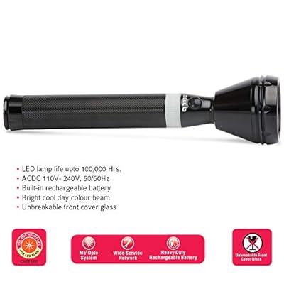 IBELL FL8348 Rechargeable Torch Flashlight, Extra Long Beam Range ...