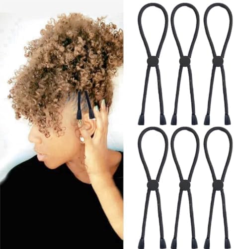 Amazon.com : Babalet Adjustable Hair Tie Silk Satin Extra Length Hair ...