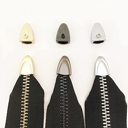 Snapklik.com : Alloy Zipper Stopper Zipper Ends Pull Top Stoppers