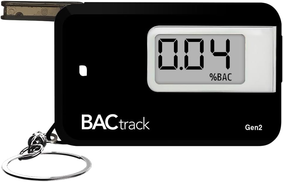 BACtrack Go Gen2 Breathalyzer Keychain Portable Breath Alcohol Tester ...