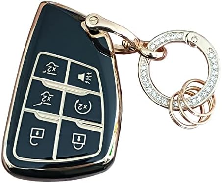 Amazon.com: WENHENI for Chevy Key Fob Cover Key Fob Shell with Keychain ...