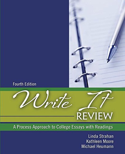 Amazon.in: Buy Write It Review: A Process Approach to College Essays ...