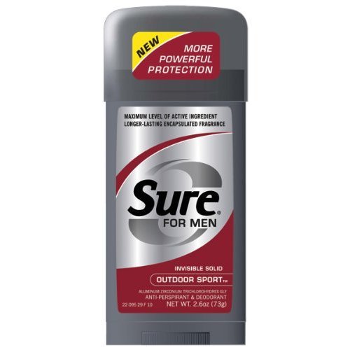 Amazon.com : Sure for Men Invisible Solid Outdoor Sport Anti-Perspirant ...