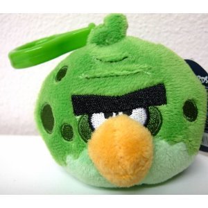 Amazon.com: Angry Birds Space Green Bird Backpack Cllip : Clothing ...