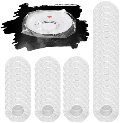 40 PCS Smoke Detector Cover Fire Alarm Cover Thickened Plastic Reusable ...