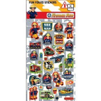 Official Fireman Sam Sticker Pack - Small Foil Sticker Pack : Amazon.in ...