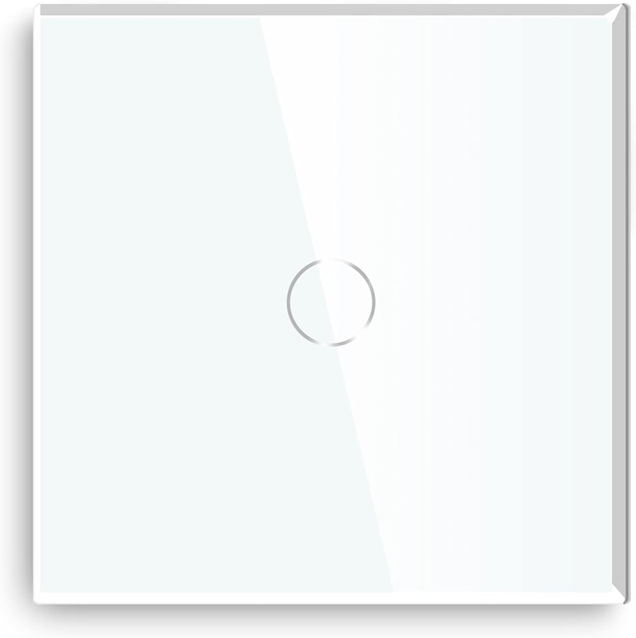 BSEED Touch Light Switch Glass Panel Non-WIFI 1 Gang 1 Way LED Lamp ...