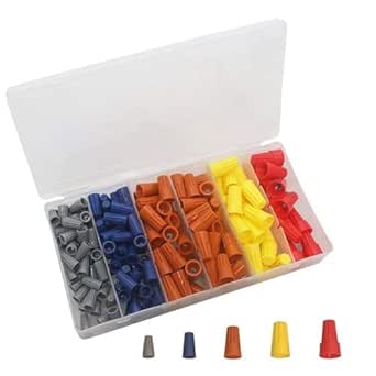 Electrical Wire Nut Connectors Assortment Set, 180Pcs Screw Twist ...