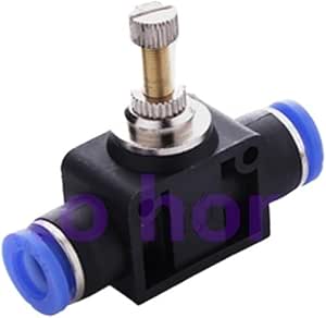Amazon.com: Pneumatic pipe joint pipe throttle speed regulating valve ...