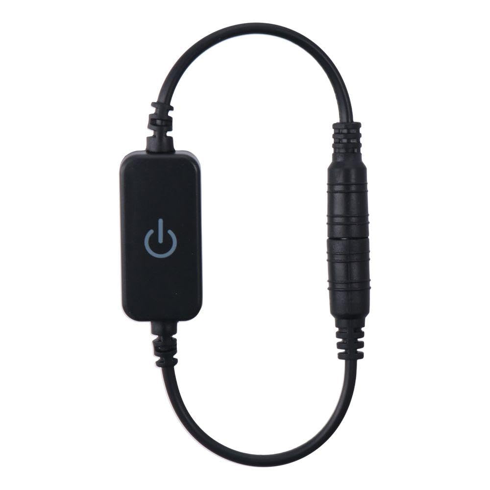 SSHHUI PWM Dimmer Switch, DC 12V-24V 5A Black Touch Panel Controller ...