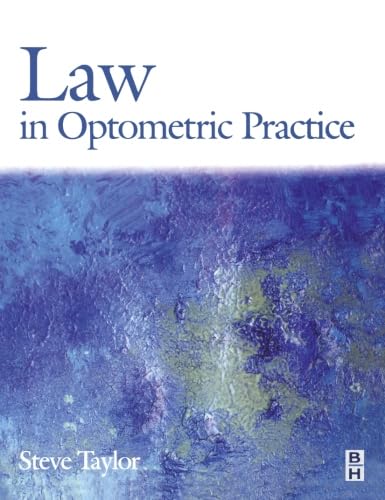 Buy Law in Optometric Practice Book Online at Low Prices in India | Law ...