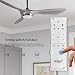 reiga 52-in Silver Smart Ceiling Fan with Dimmable LED Light Kit Remote ...