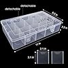 Amazon.com: 15 Large Grids Plastic Organizer Box with Dividers ...