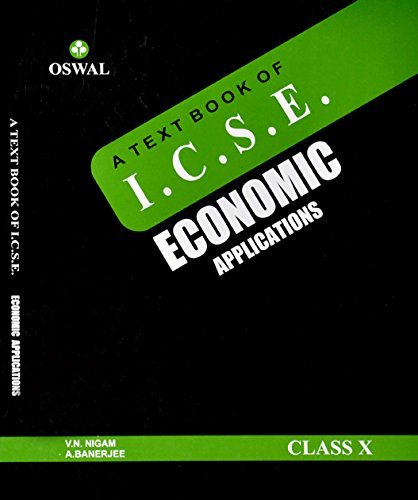Amazon.in: Buy Text Book of ICSE Economic Applications Class 10 (Old ...