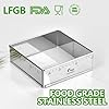 Amazon.com: Guowall Stainless Steel Extensible Cake Ring Mold ...