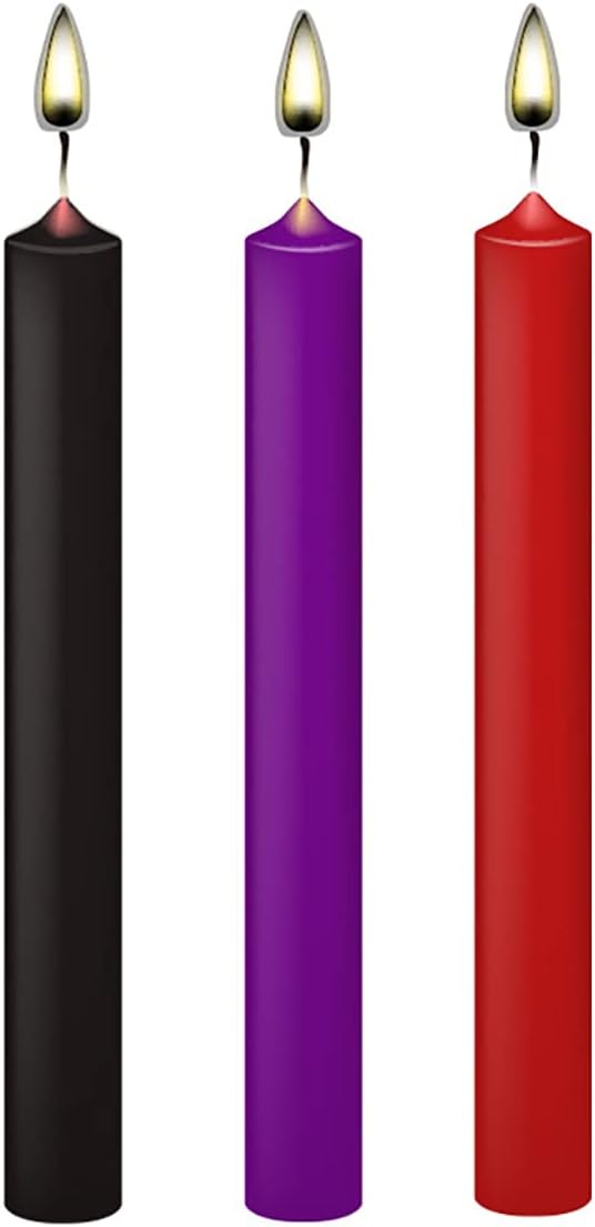 Amazon.com: Low Temperature Candles,Romantic Wax Play Candles Low Heat ...