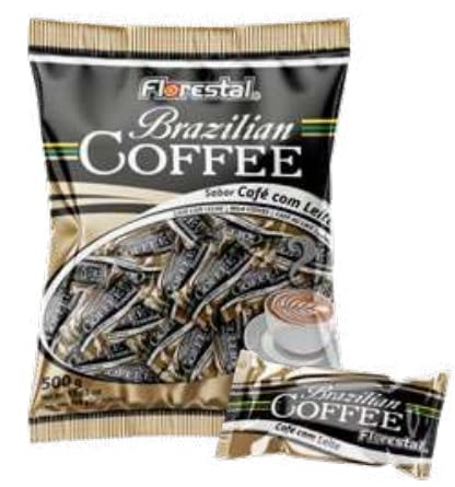 Amazon.com : Coffee Candy Café Au Lait Flavor - Hard Candy - Authentic ...