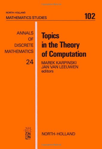 Amazon | Topics in the Theory of Computation (Annals of Discrete ...