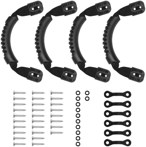 Amazon.com: HDCBMCDDM-US Double Hole Nylon Rubber Kayak Carry Handles ...