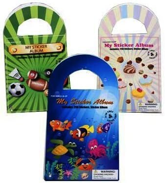 Amazon.com: My Sticker Album - 250 Stickers, Sticker Album (All Sports ...