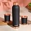 Borosil Eco Copper Bottle with Glass Set | 1L Bottle with 2 Tumbler ...
