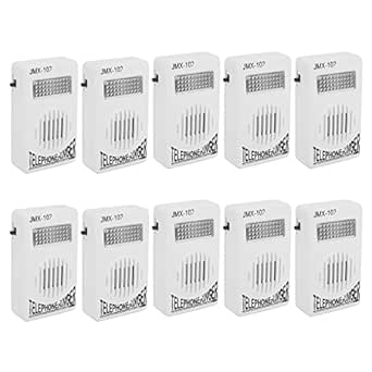 VENEKA 10x RJ11 Adapter Loud Telephone Ring Flash Amplified Call Sound ...