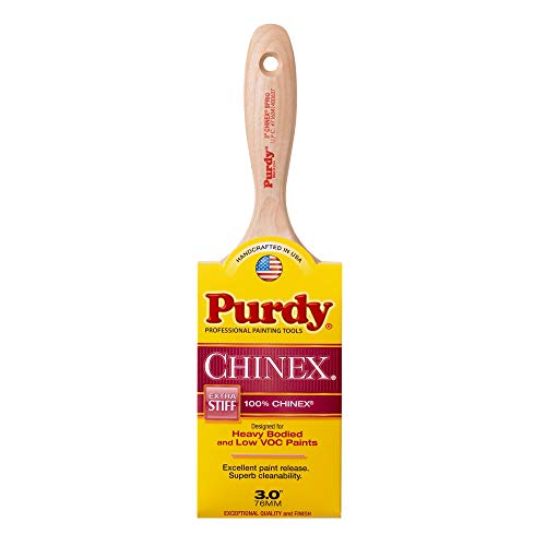 Purdy 144380930 Chinex Series Sprig Flat Trim Paint Brush, 3 inch ...