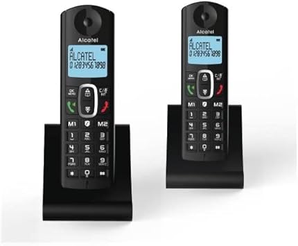 Alcatel Téléphone DEC F685 Duo Noir : Alcatel: Amazon.fr: High-Tech