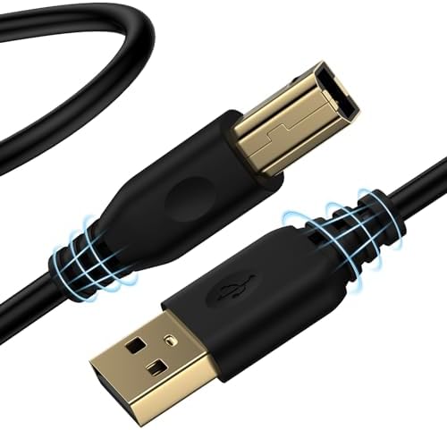 Amazon.com: UGREEN 5ft USB A to B Printer Cable - High-Speed for HP ...