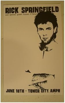 Amazon.com: Rick Springfield Poster Gig Concert Handbill : Home & Kitchen