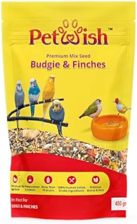 Buy Petwish Premium Mix Seeds Food for Budgies & Finches Bird | Natural ...