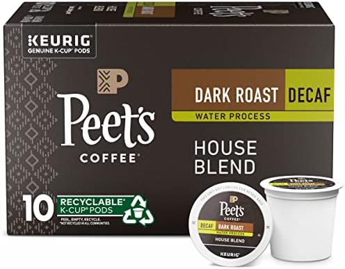 Amazon.com: Peet's Coffee, Dark Roast Decaf Keurig K-Cup Pods - Decaf ...
