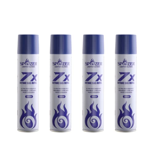 SPOZER 7X Premium Butane Fuel, Universal 99.99% Ultra Pure - Want It All