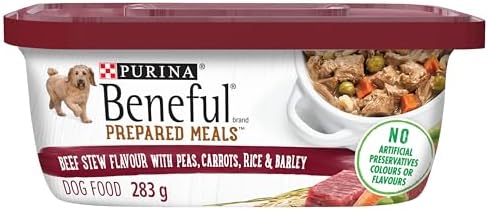 Beneful Prepared Meals Wet Dog Food, Beef Stew - 283 g Tub (8 Pack ...