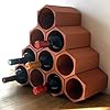 Weston Mill Pottery Terracotta Wine rack 10 set : Amazon.co.uk: Home ...