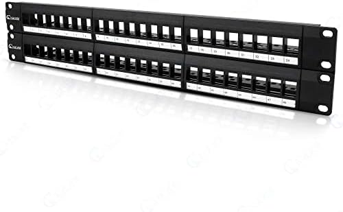 Amazon.com: TRENDnet 24-Port Blank Keystone 1U Patch Panel, 1U 19 ...