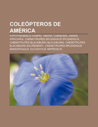 Amazon.co.jp: Coleopteros de America: Hypothenemus Hampei, Amara ...