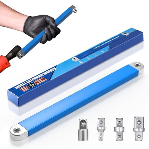 Offset Extension Wrench,15-inch Extension Wrench Offset Impact-Ready ...