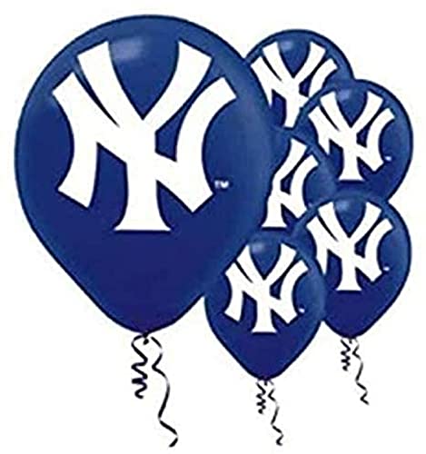 Amscan New York Yankees Latex Balloons 12 Blue Pack Of 6 | Desertcart INDIA