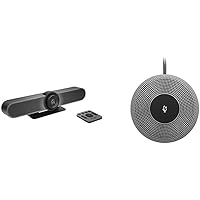 Logitech Expansion Mic for MeetUp, Plug-and-Play, Indicator Lights ...
