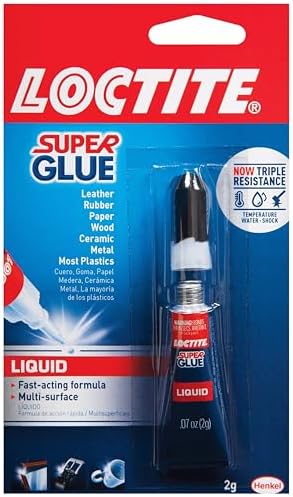 Amazon.com: Loctite Super Glue Liquid, Clear, 0.07 fl oz Tube, 1 Pack ...