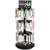Amazon.com: Pinzoveco Bracelet Holder, 3 Tier Wooden Rotating Bracelet ...